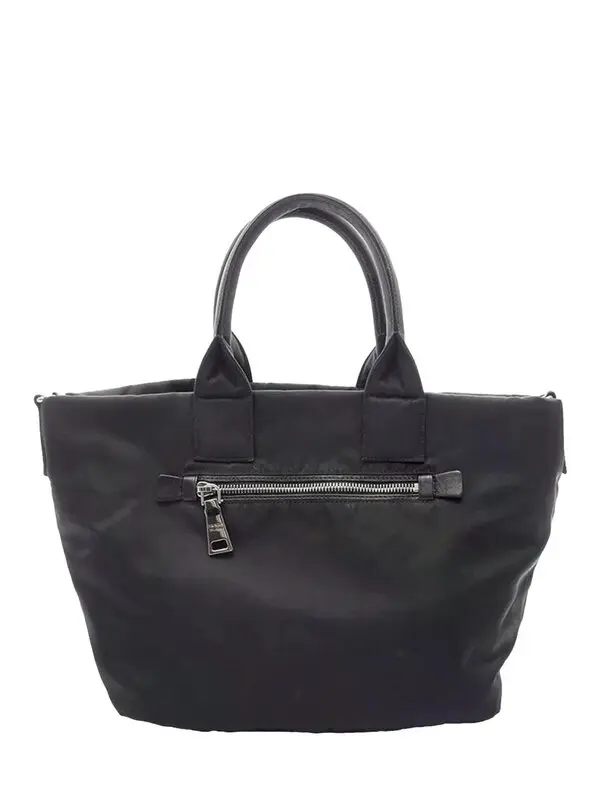 Prada Tessuto Reversible Satchel - Black