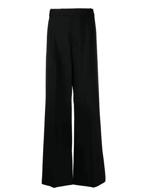 Alexander McQueen Wide-leg Tailored Trousers - Black