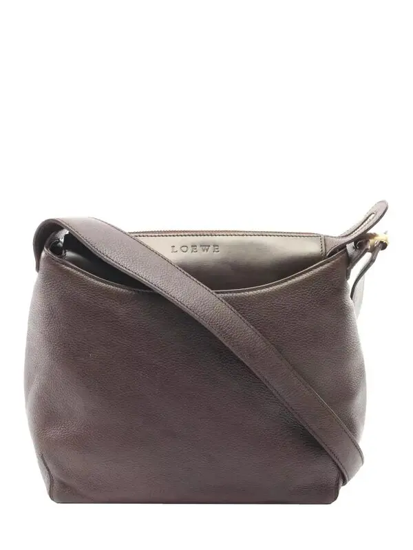 Loewe Leather Crossbody Bag - Brown