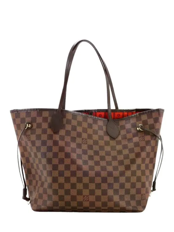 LOUIS VUITTON Damier Neverfull Mm Tote Bag - Brown