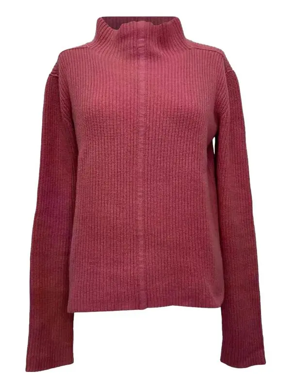 Rick Owens Ribbed Turtleneck Sweater - Pink