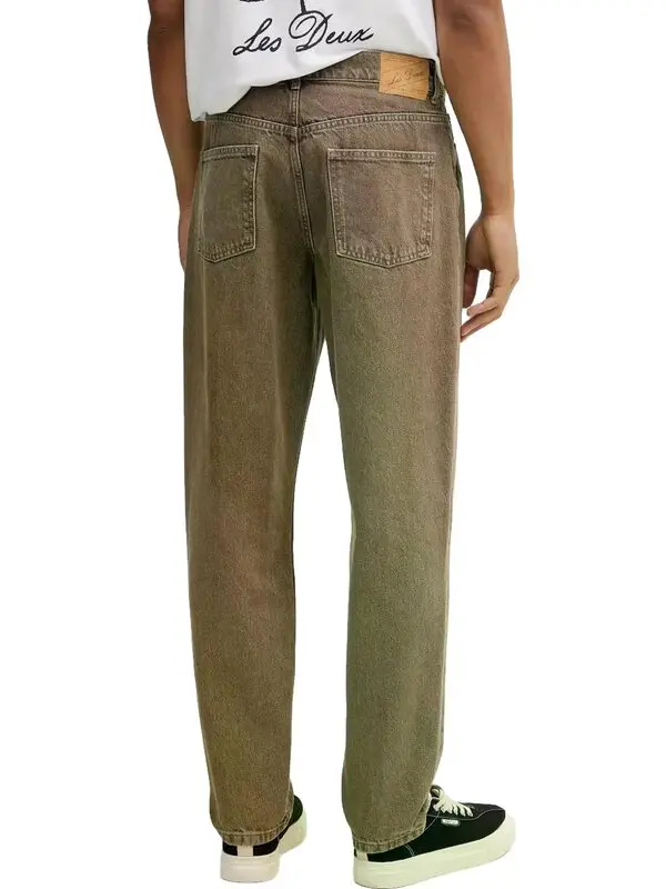 LES DEUX Logo-patch Jeans - Brown