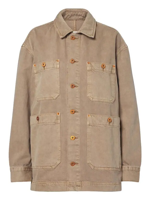 SLVRLAKE Worker Denim Jacket - Brown