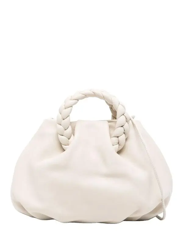 Hereu Bombon Leather Handbag - White