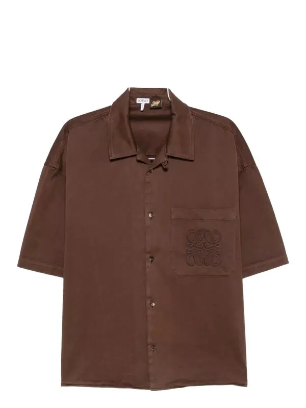 Loewe Cotton Shirt - Brown