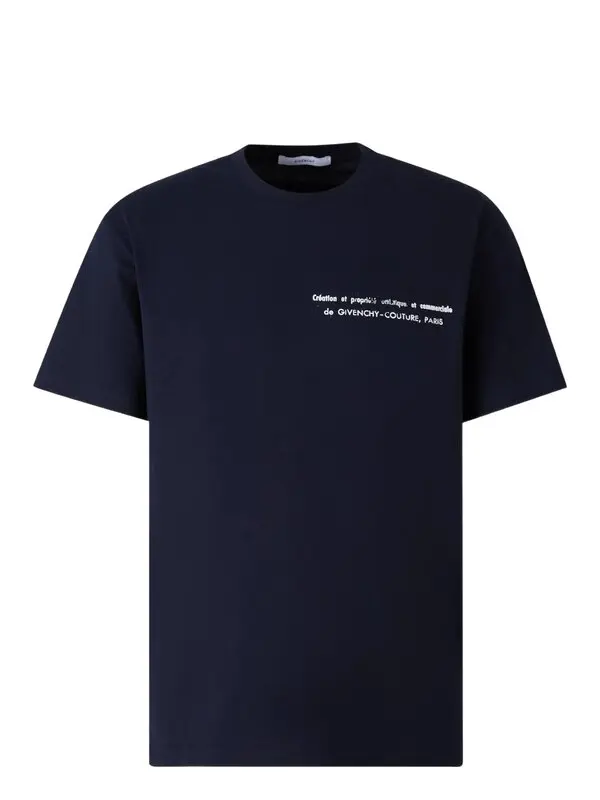 Givenchy Cotton T-shirt - Blue
