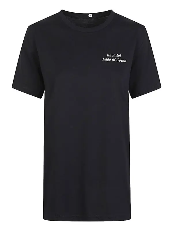 TESSABIT PRIVATE LABEL Baci Dal Lago Di Como T-shirt - Blue