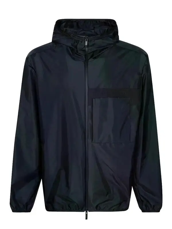 Moncler Fonteghi Logo-print Jacket - Blue
