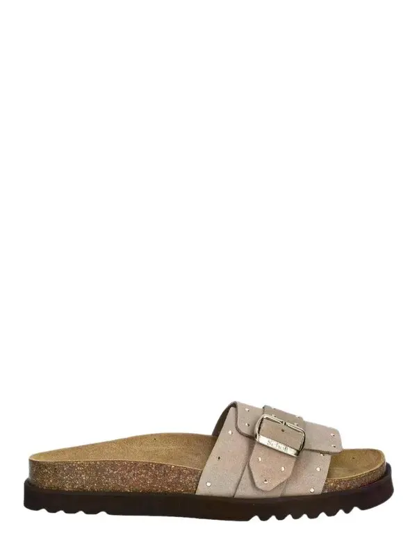 DR. SCHOLL'S SHOES Studded Buckle-fastening Slides - Neutrals
