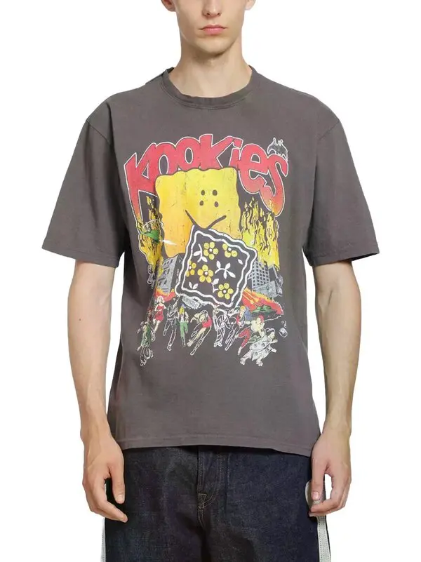 Kapital Graphic-print T-shirt - Grey