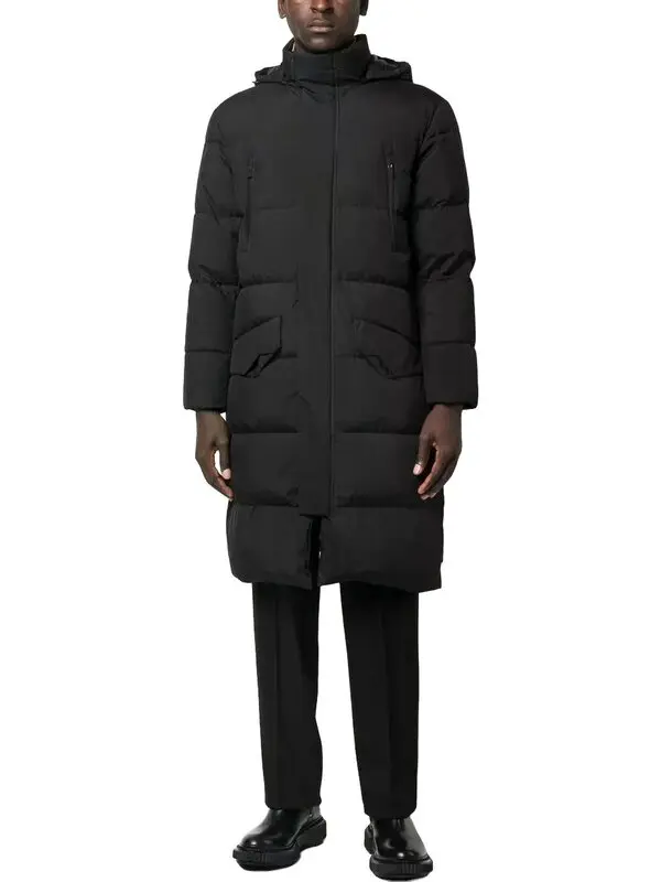 Herno Padded Hooded Down Coat - Black
