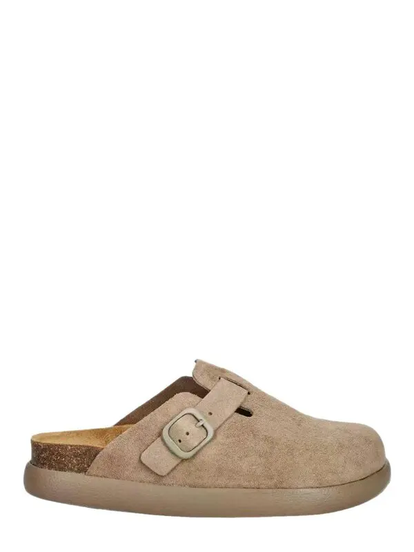 DR. SCHOLL'S SHOES Buckle-fastening Suede Slippers - Neutrals
