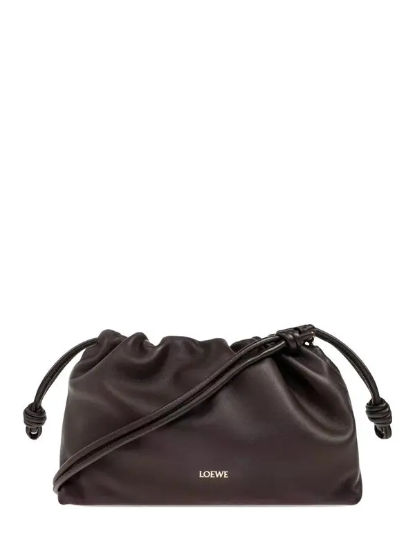 Loewe Flamenco Leather Bucket Bag - Brown