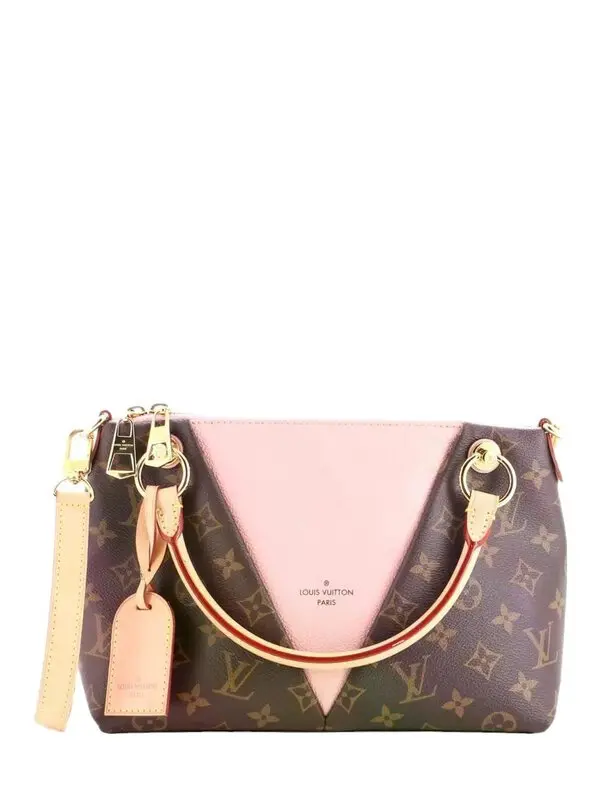 LOUIS VUITTON V Monogram Canvas And Leather Bb Tote Bag - Brown