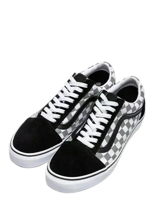 VANS Old Skool Checkered Sneakers - Black