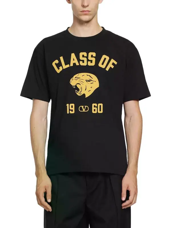 Valentino Garavani Panther-print T-shirt - Black