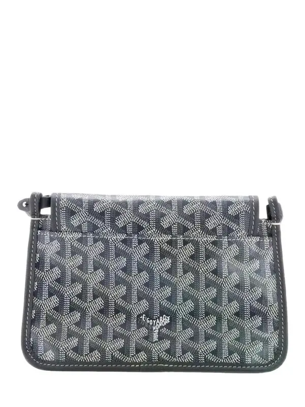 Goyard Plumet Clutch Wallet Printed Coated Canvas Crossbody Bag - Grey