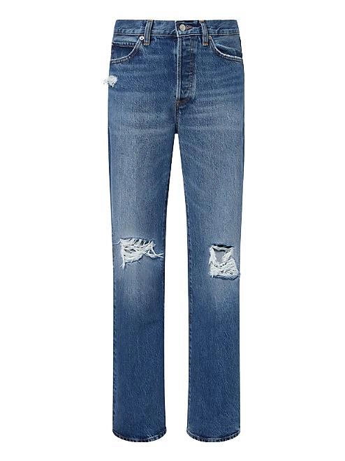 FRAME The Vertical Straight-leg Denim Jeans - Voltage