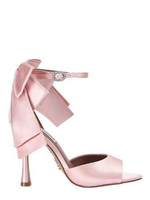 Steve Madden Bougie Heeled Satin Sandals - Pink