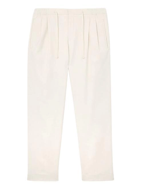 REISS Found Relaxed-fit Stretch-woven Trousers - Ecru