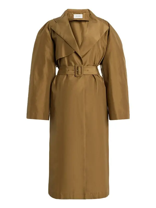 THE ROW Amapola Silk Coat - Brown
