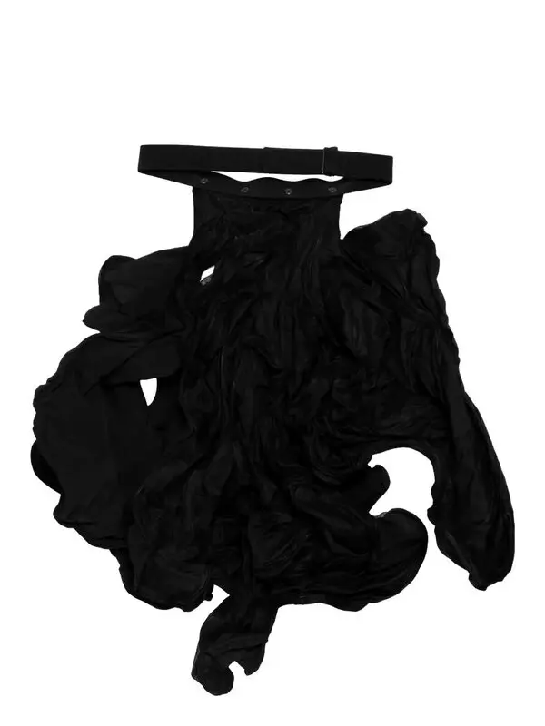 Yohji Yamamoto Bubble Wired Skirt - Black