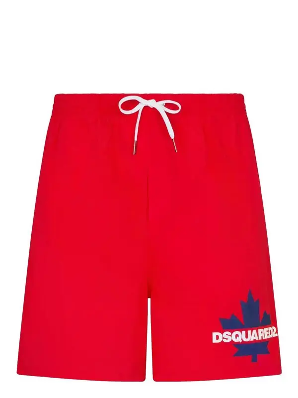 Dsquared2 Logo-print Swim Shorts - Red