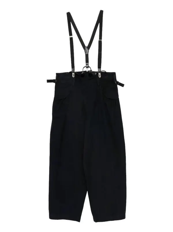 Y’s Suspender-strap Trousers - Blue
