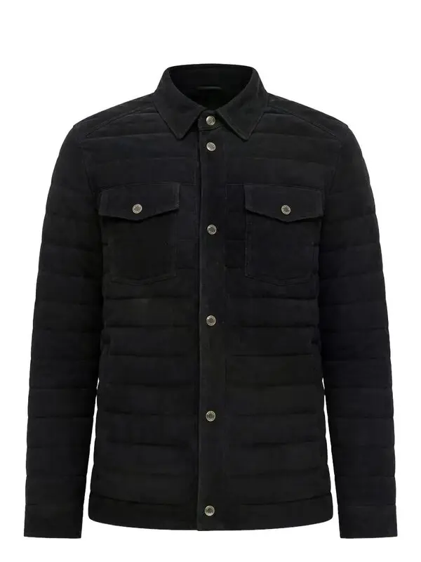 MOORER Crespi Quilted Down Jacket - Black