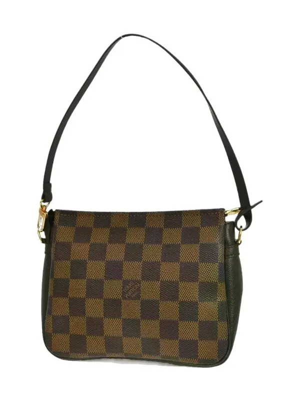 LOUIS VUITTON 2001 Trousse Damier Ebene Bag - Brown