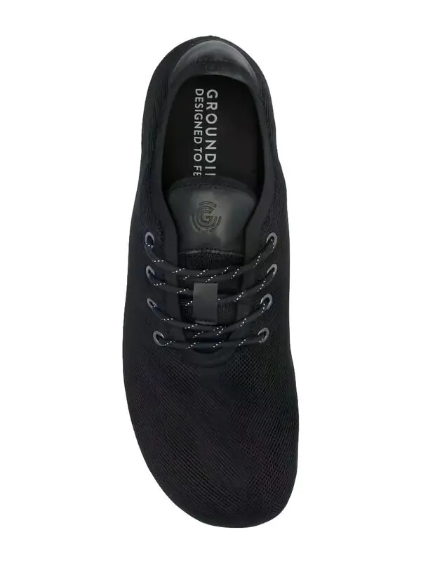 GROUNDS Lace-up Sneakers - Black