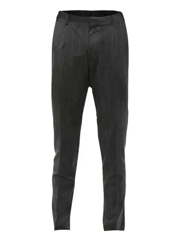 Corneliani Pinstripe Tailored Trousers - Grey