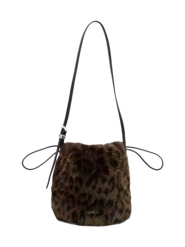 ROTATE BY BIRGER CHRISTENSEN The Bon Bon Bag Leo Faux-fur - Brown
