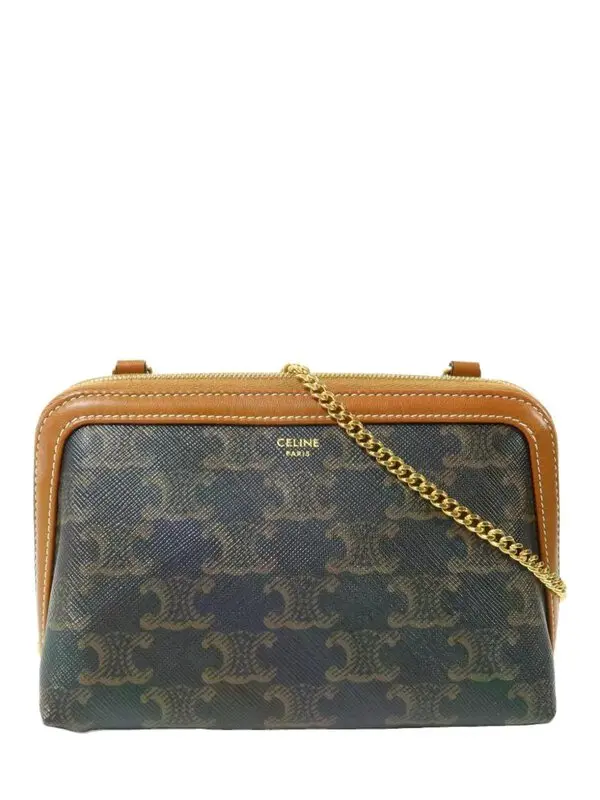 Celine Macadam Clutch Bag - Black
