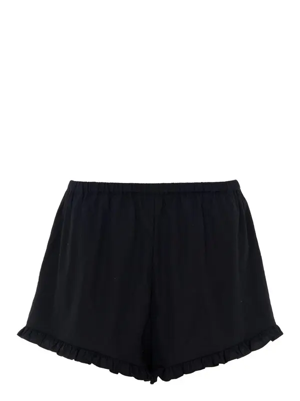 Hunza G Frill Mini Short - Black