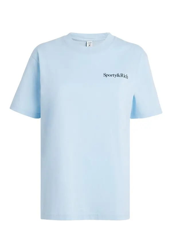 SPORTY & RICH Play Tennis T-shirt - Blue