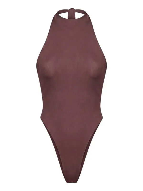 KHELA THE LABEL Don't Stare Bodysuit - Brown