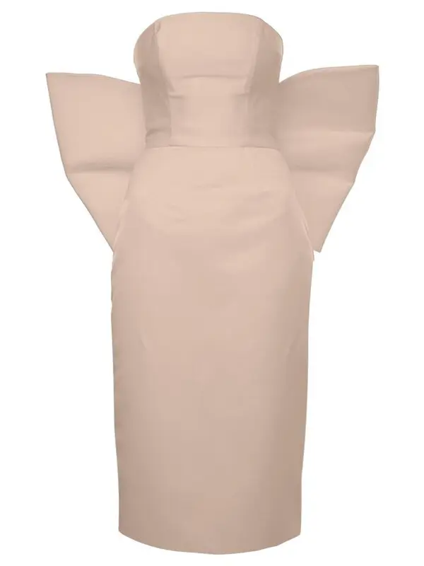 Baé Special Moments Neutrals Kira Dress + Big Bow - Pink
