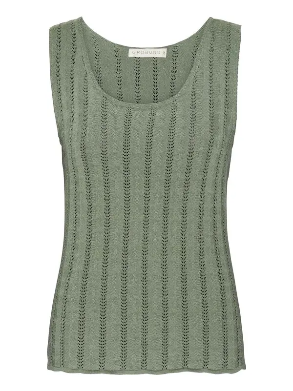 GROBUND Aase Tee The One In Sage - Green