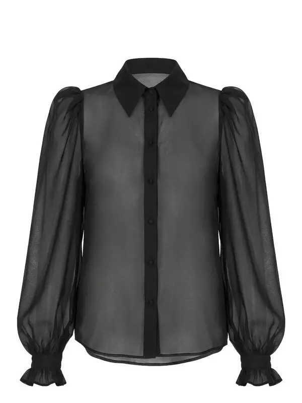 AGGI BY HALEWSKI Anita Blouse - Black