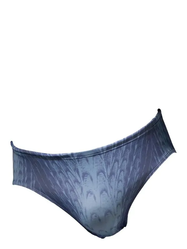 US MERMAN Super Jon Racing Brief Shark Print - Blue
