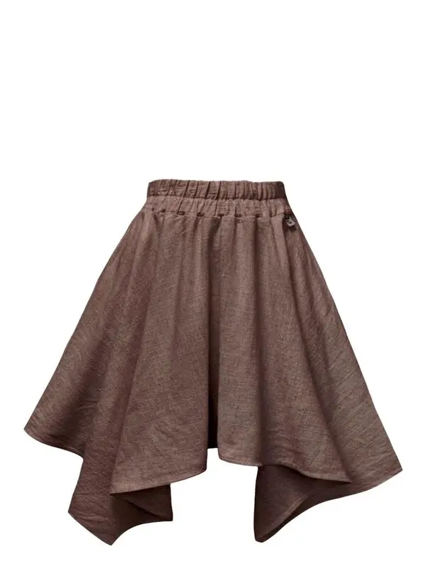 FROCK TALES Bay Mini Hanky Skirt In Mocha - Brown
