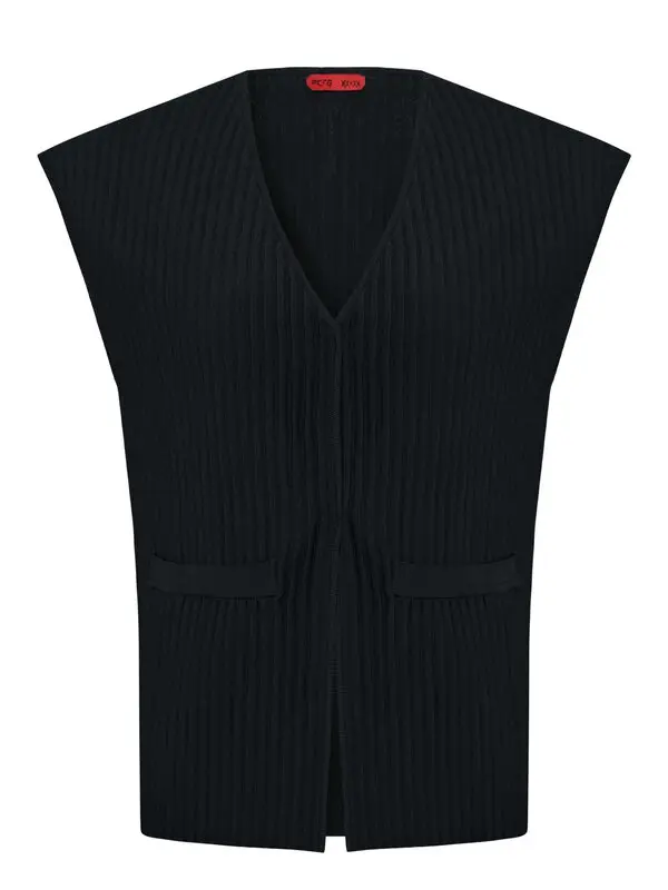 PCFG Knitted Vest Jet - Black