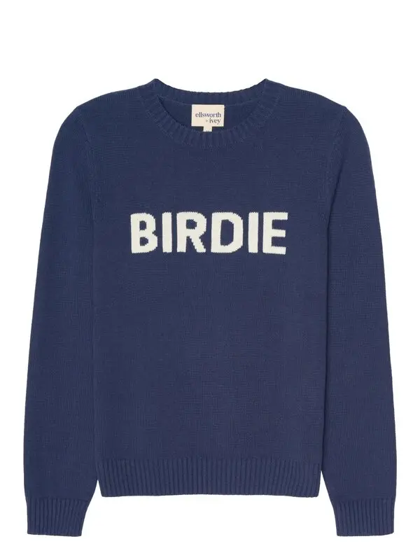 ELLSWORTH + IVEY Classic Crewneck Birdie - Blue