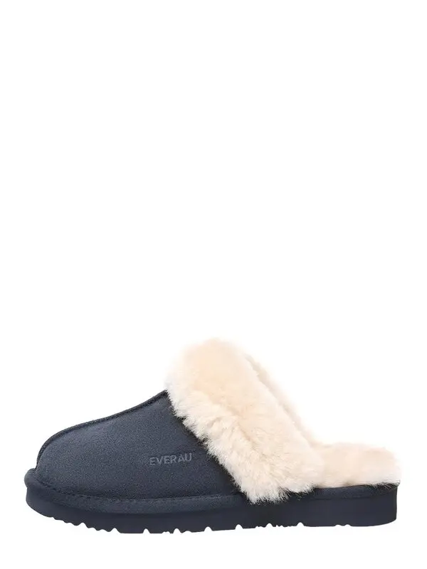 EVERAU AUSTRALIA Raven Slippers In Navy - Blue