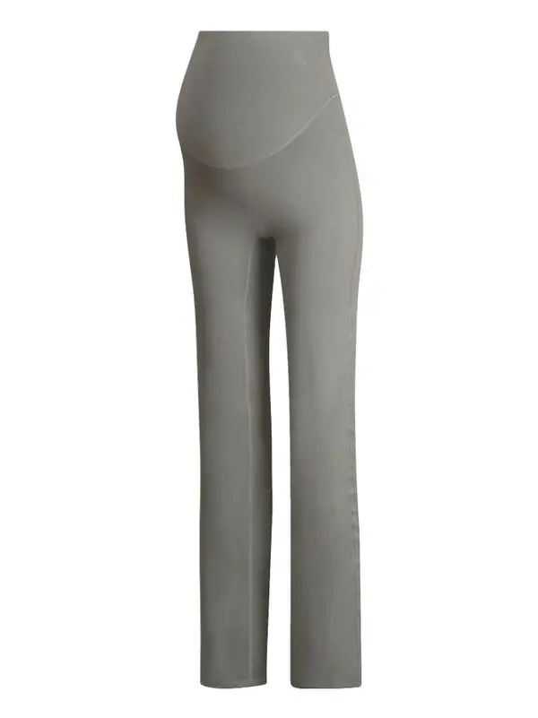 THE KOOZY Ivory Maternity Leggings In Pima Cotton In Olive - Green