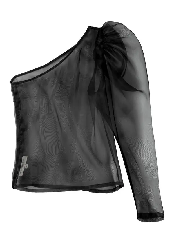 PALOMA LIRA One Shoulder Top - Black