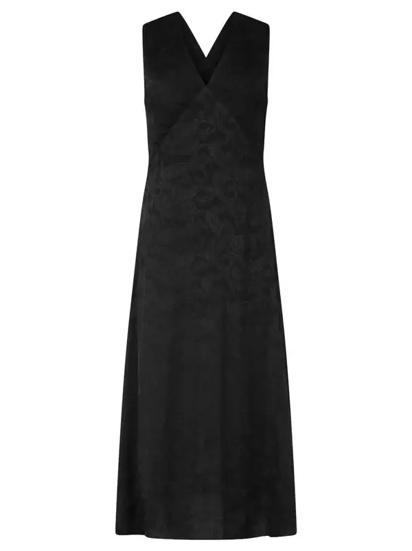 NUMBAT Ada Silk Jacquard Dress - Black