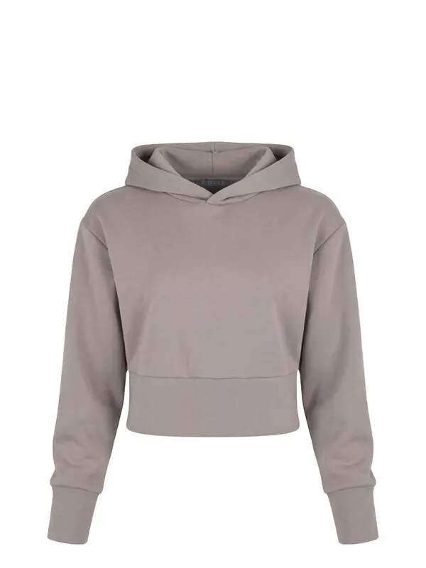 OFF GRID Neutrals Piran Mink Scuba Sustainable Hoodie - Brown