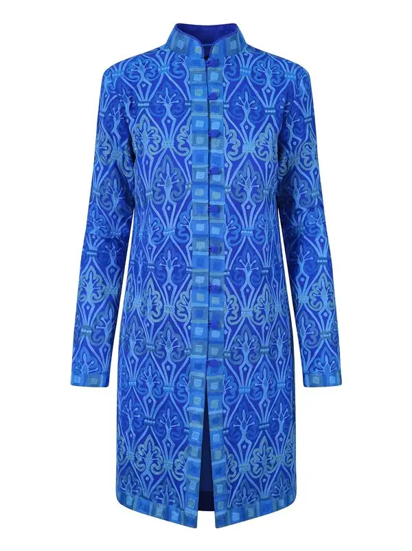 BEATRICE VON TRESCKOW Mystique Embroidered Jacket - Blue
